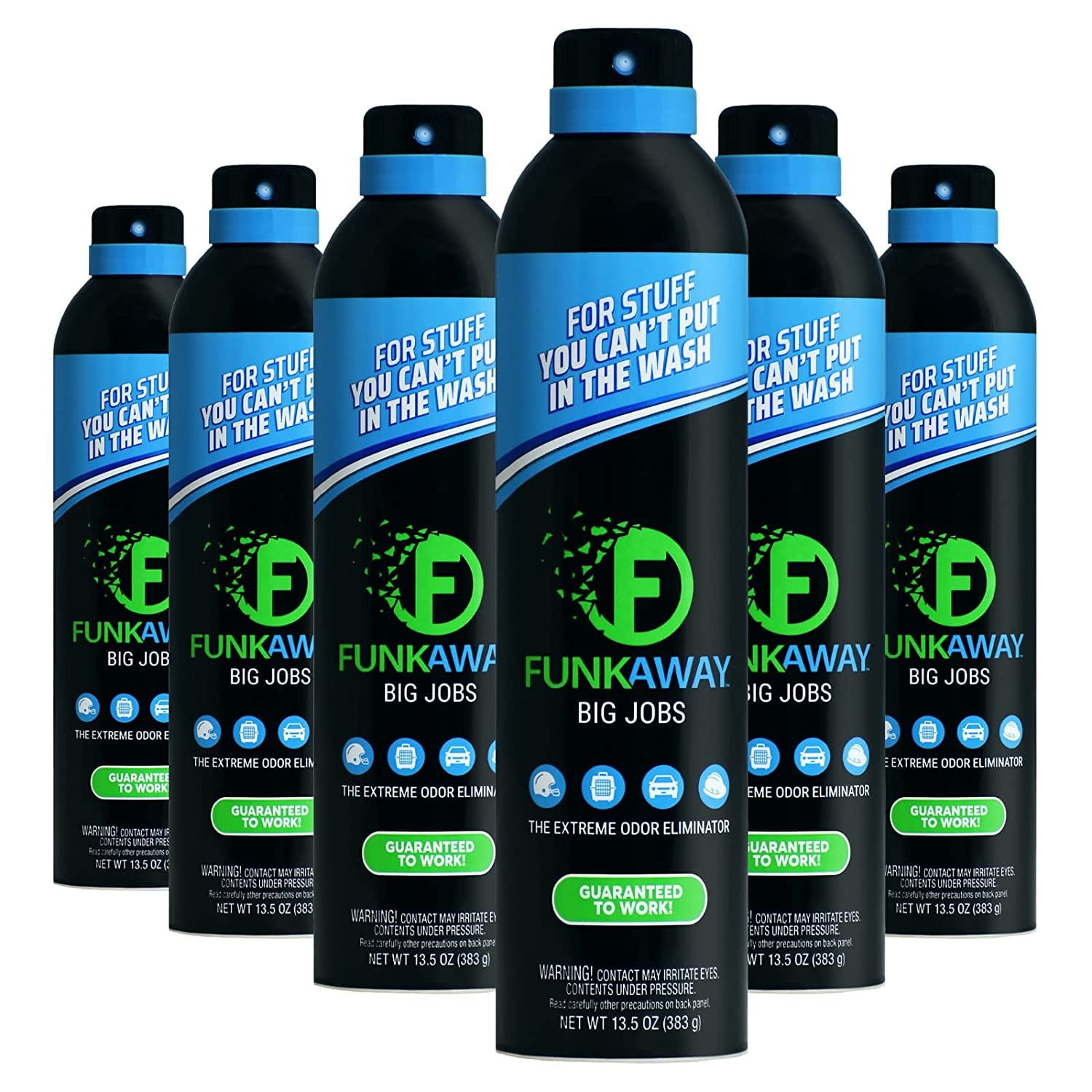 FunkAway Odor Eliminator, 13.5 Oz Aerospray - For Clothes, Shoes, Gear ...