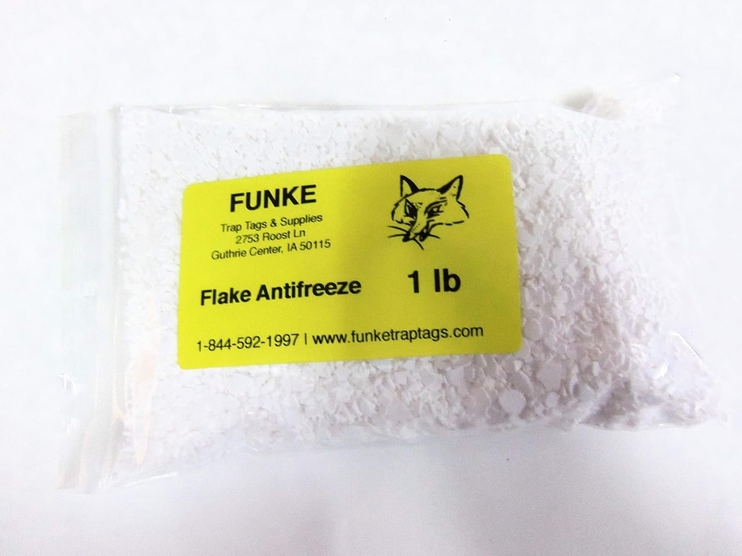 Funke Trap Tags & Supplies Flake Anti Freeze Dirt (5lbs Flake Anti ...