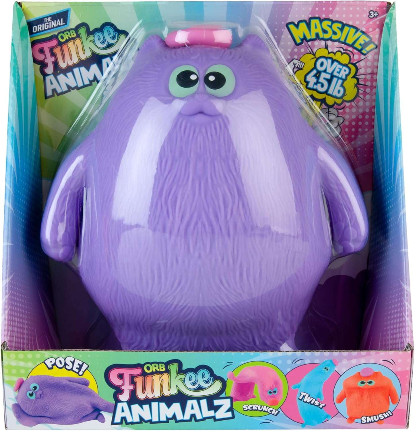 Funkee Cat Purple JUMBO Stretchy Figure - Walmart.com