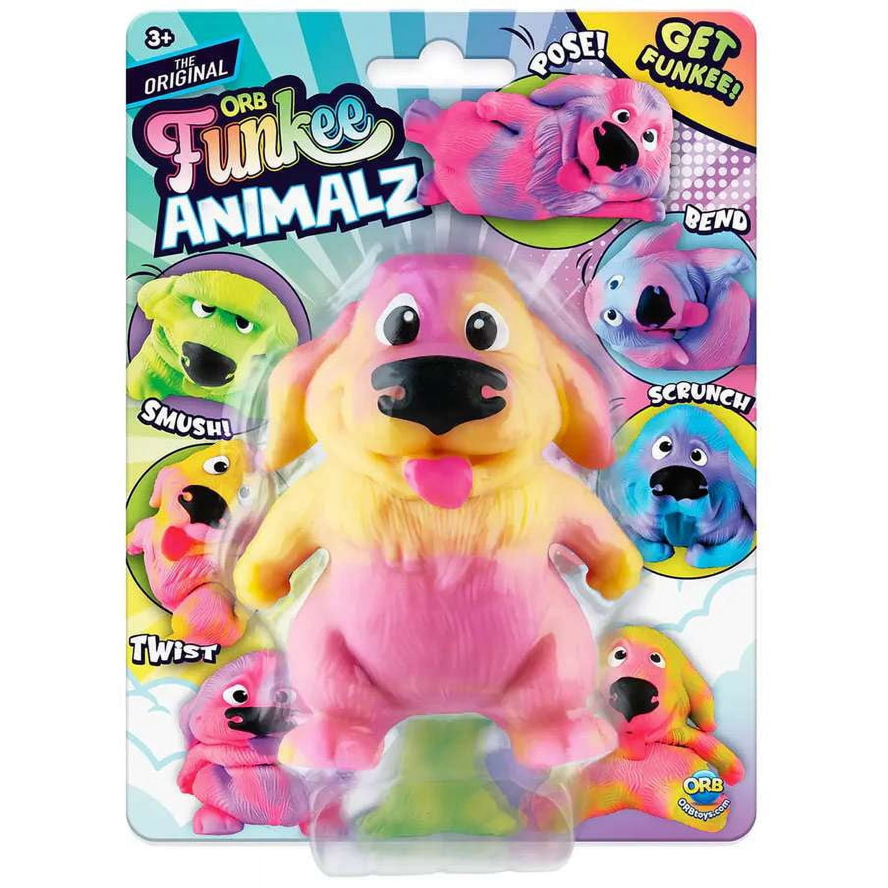 Funkee Retriever Orange / Pink Stretchy Figure - Walmart.com