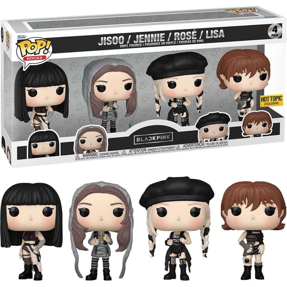 Funko BLACKPINK POP! Rocks Jisoo, Jennie, Rose & Lisa Vinyl Figure 4 ...