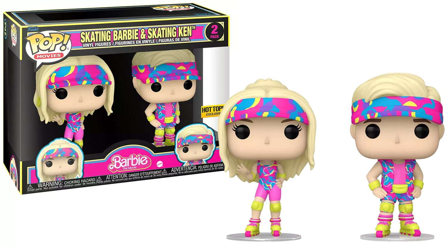 Funko Barbie Movie POP! Movies Skating Barbie & Ken Vinyl Figure ...