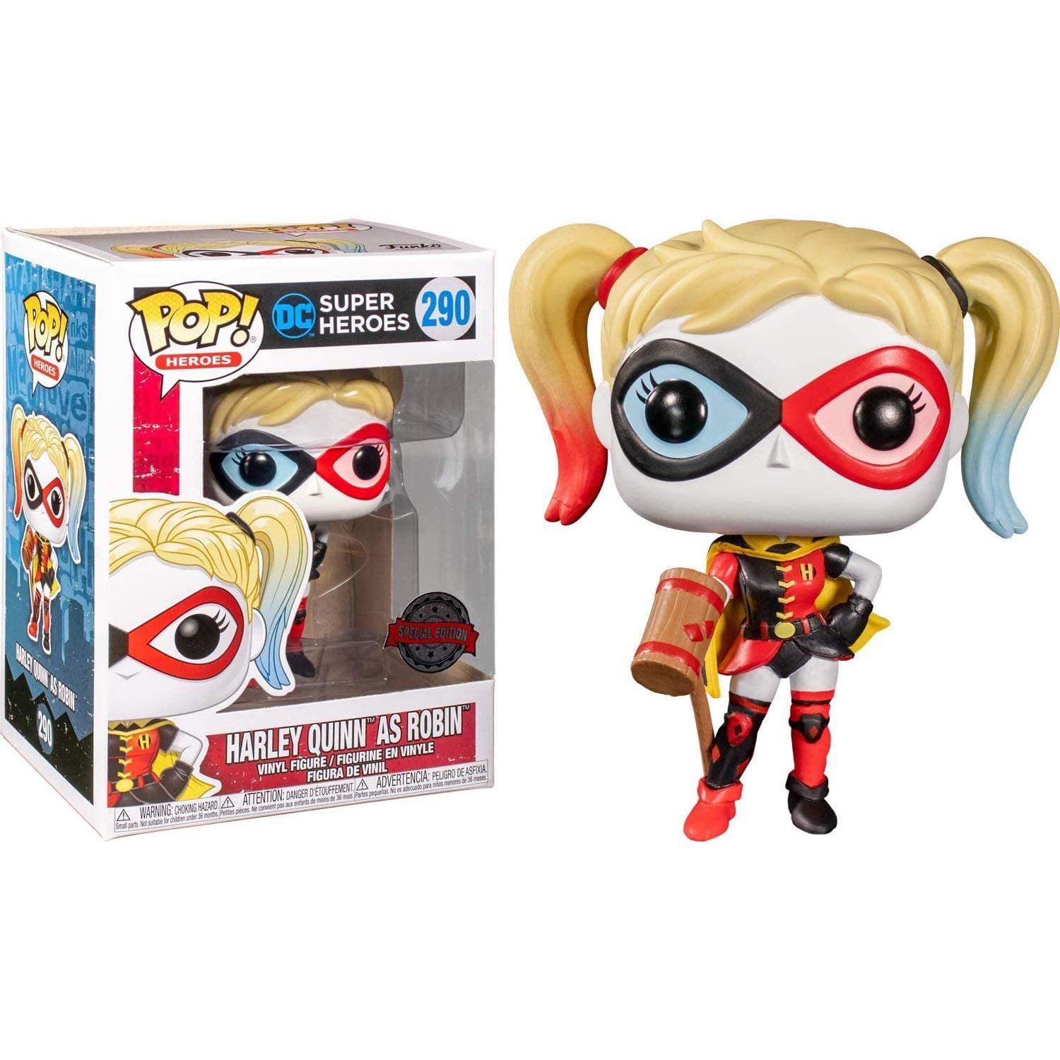 Funko Batman DC Super Heroes POP! Heroes Harley Quinn as Robin ...