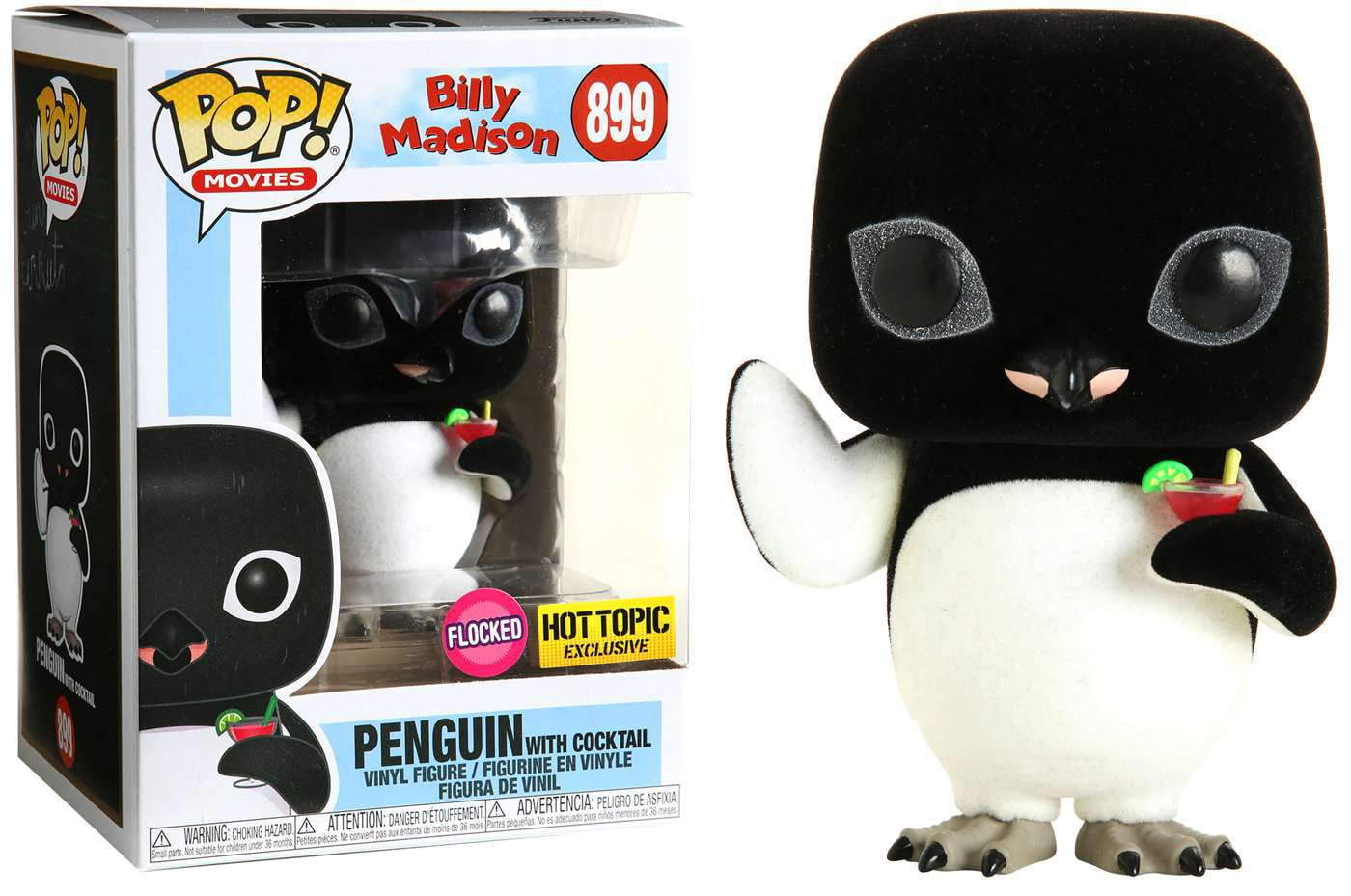 Funko Billy Madison Pop! Movies Penguin Vinyl Figure (with Cocktail ...