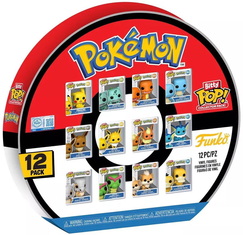 Funko Bitty POP! Pokemon Vinyl Mini Figure 12-Pack - Walmart.com