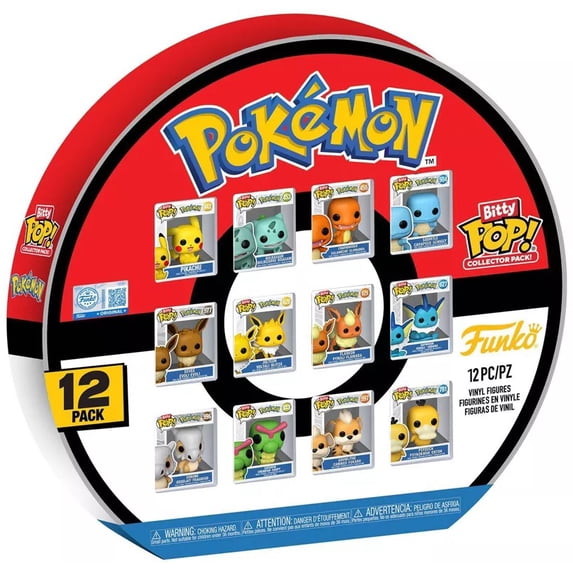Funko Bitty POP! Pokemon Vinyl Mini Figure 12-Pack - Walmart.com