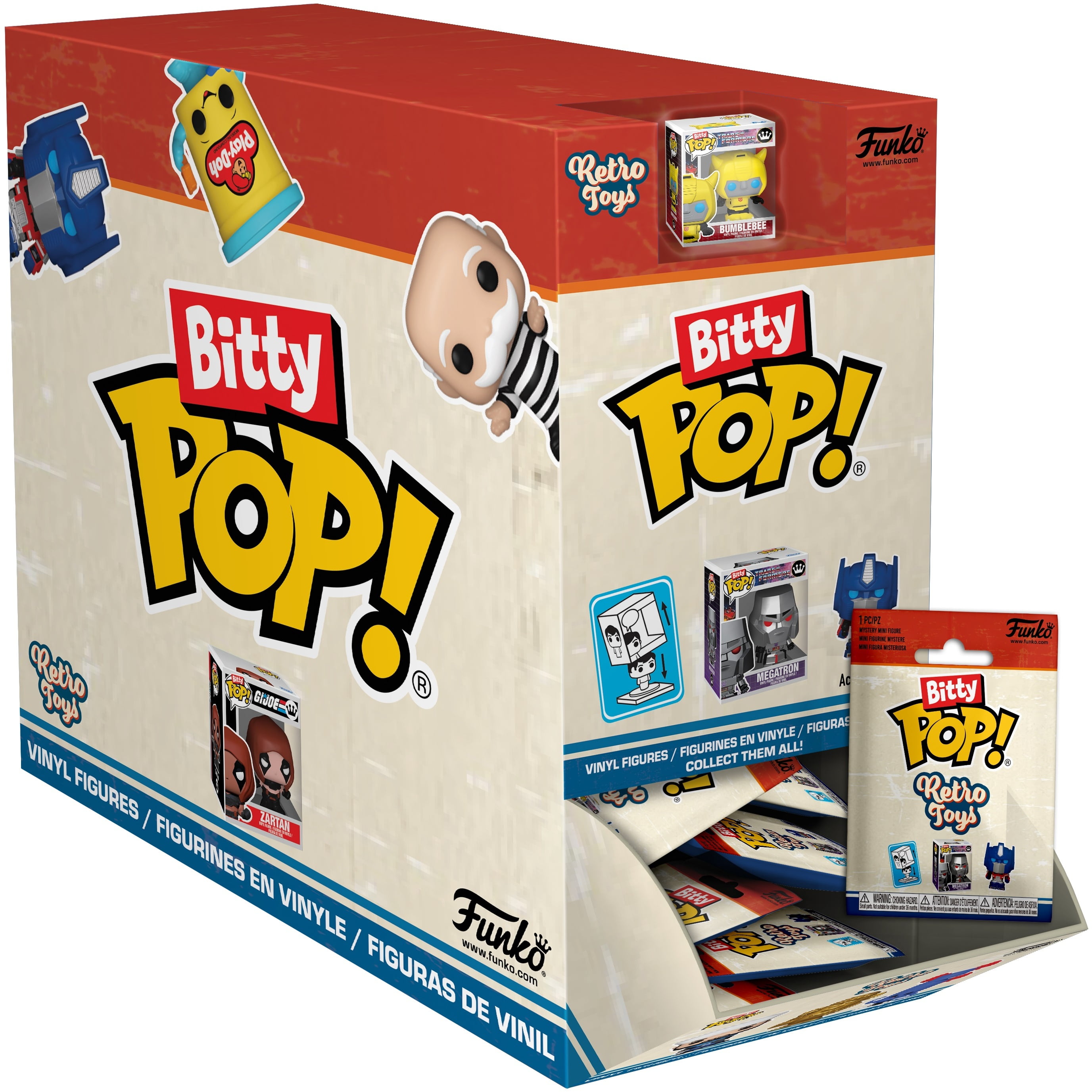 FUNKO Bitty POP! Singles: Retro Toys (One Bitty POP! Per Transaction ...