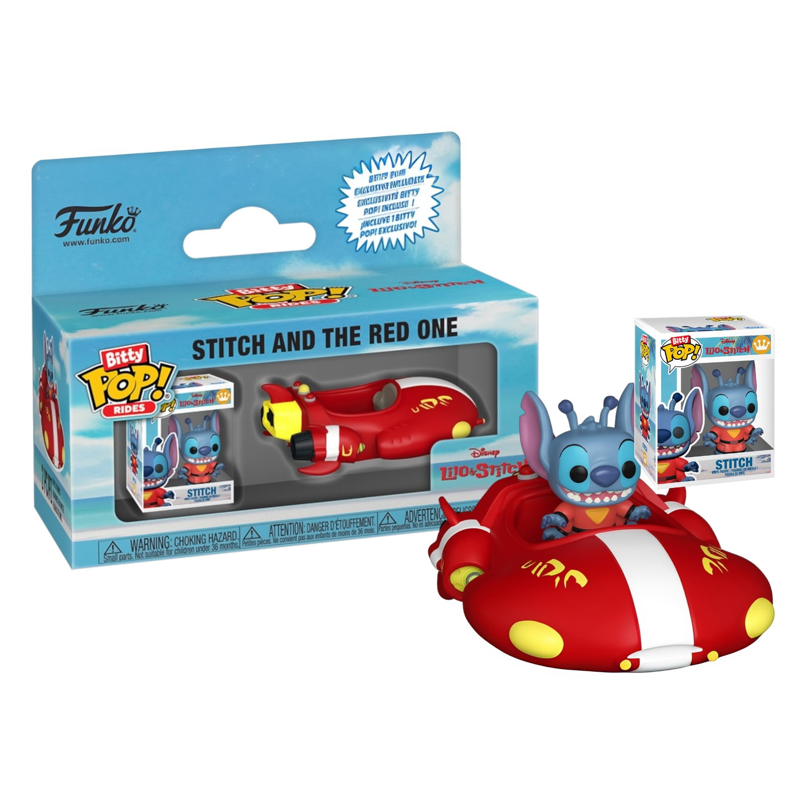 Funko Bitty POP Ride: Lilo & Stitch - The Red One with Stitch - Walmart.com