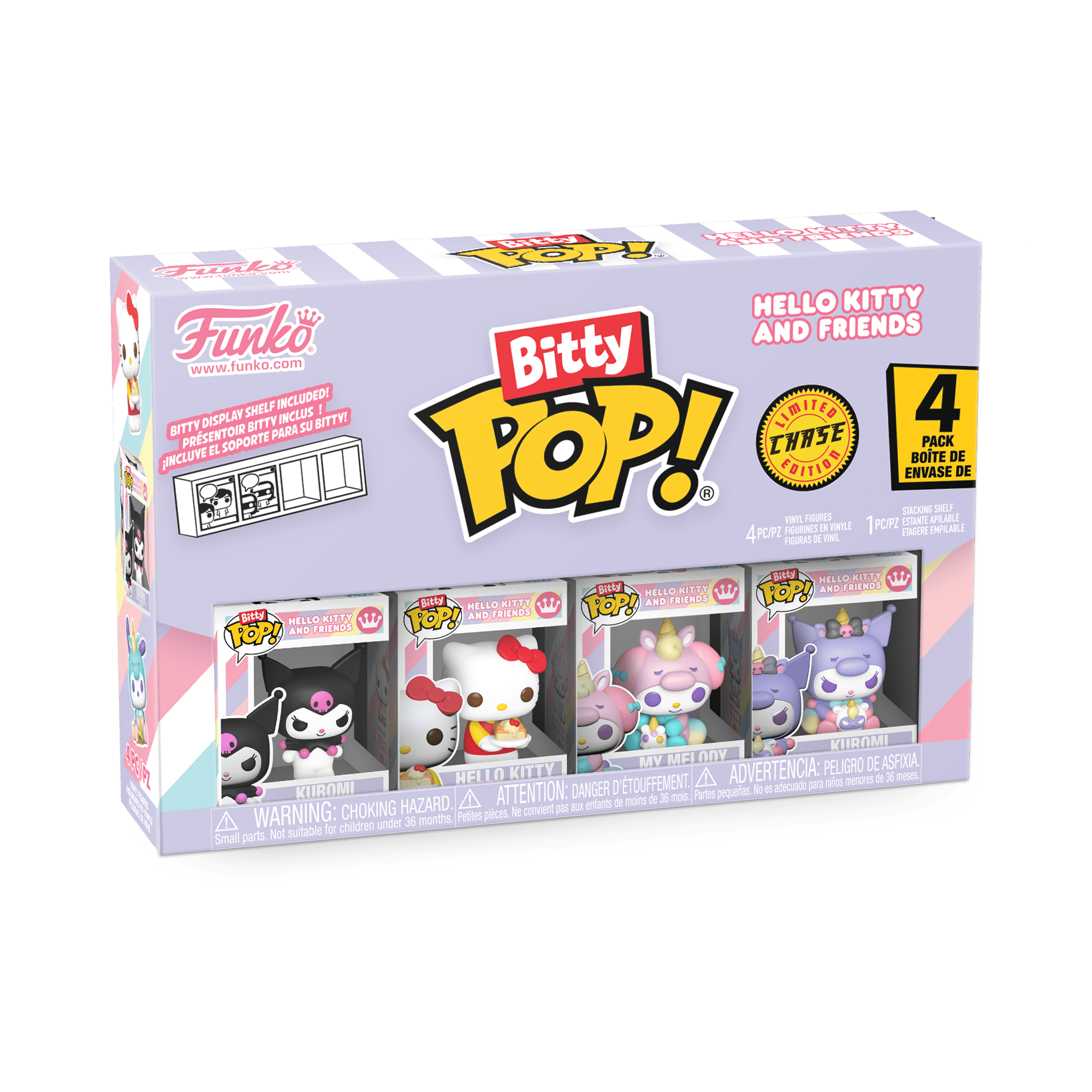 Funko, Funko Bitty POP! 4-Pack Sanrio Kuromi Collectible Vinyl Figures ...