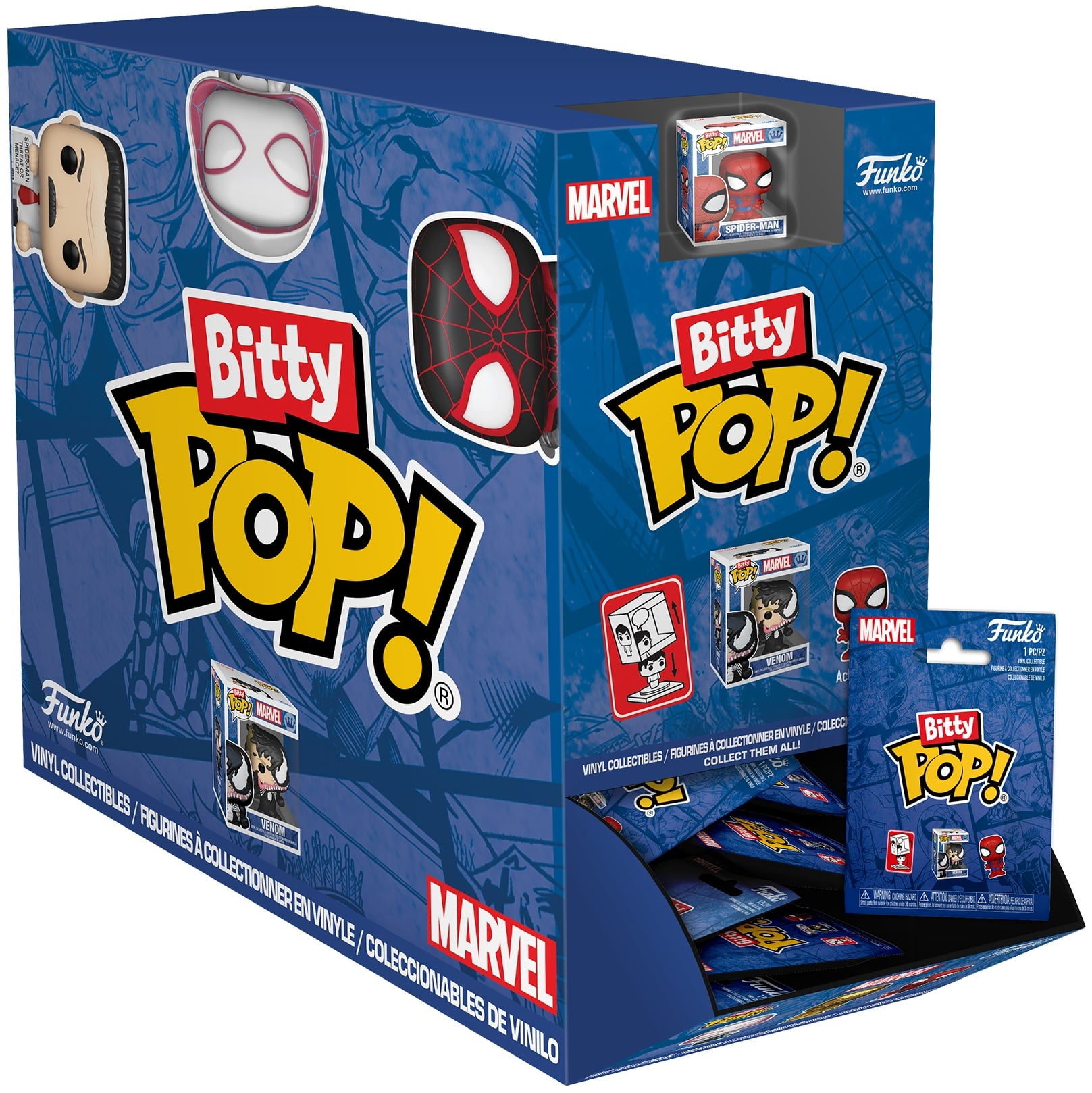 Funko Bitty POP! Singles: Spider-Man (One Random Bitty POP! Per ...