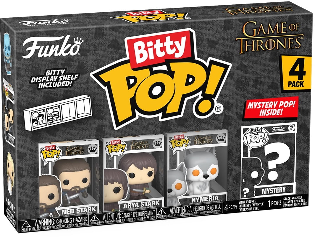 FUNKO Bitty POP!: Game of Thrones - Ned Stark 4-Pack - Walmart.com