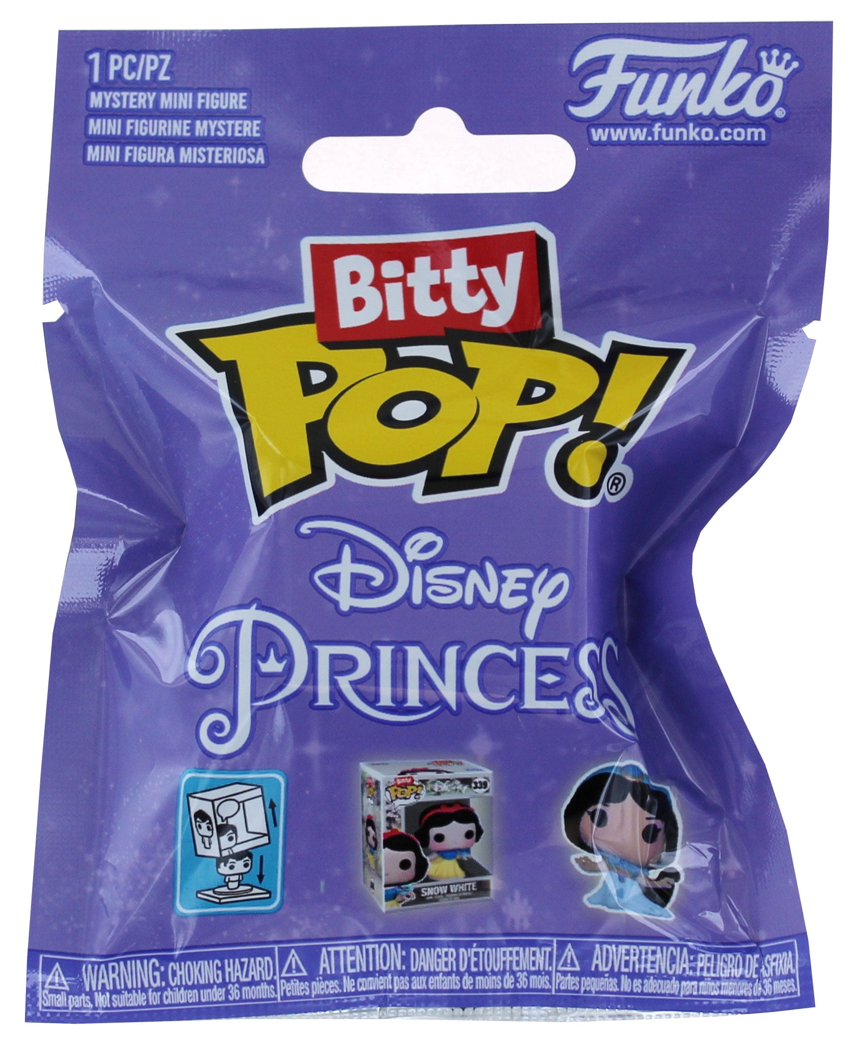 Funko Bitty Pop, Disney Princess Mystery Character Surprise Toy, Mini ...
