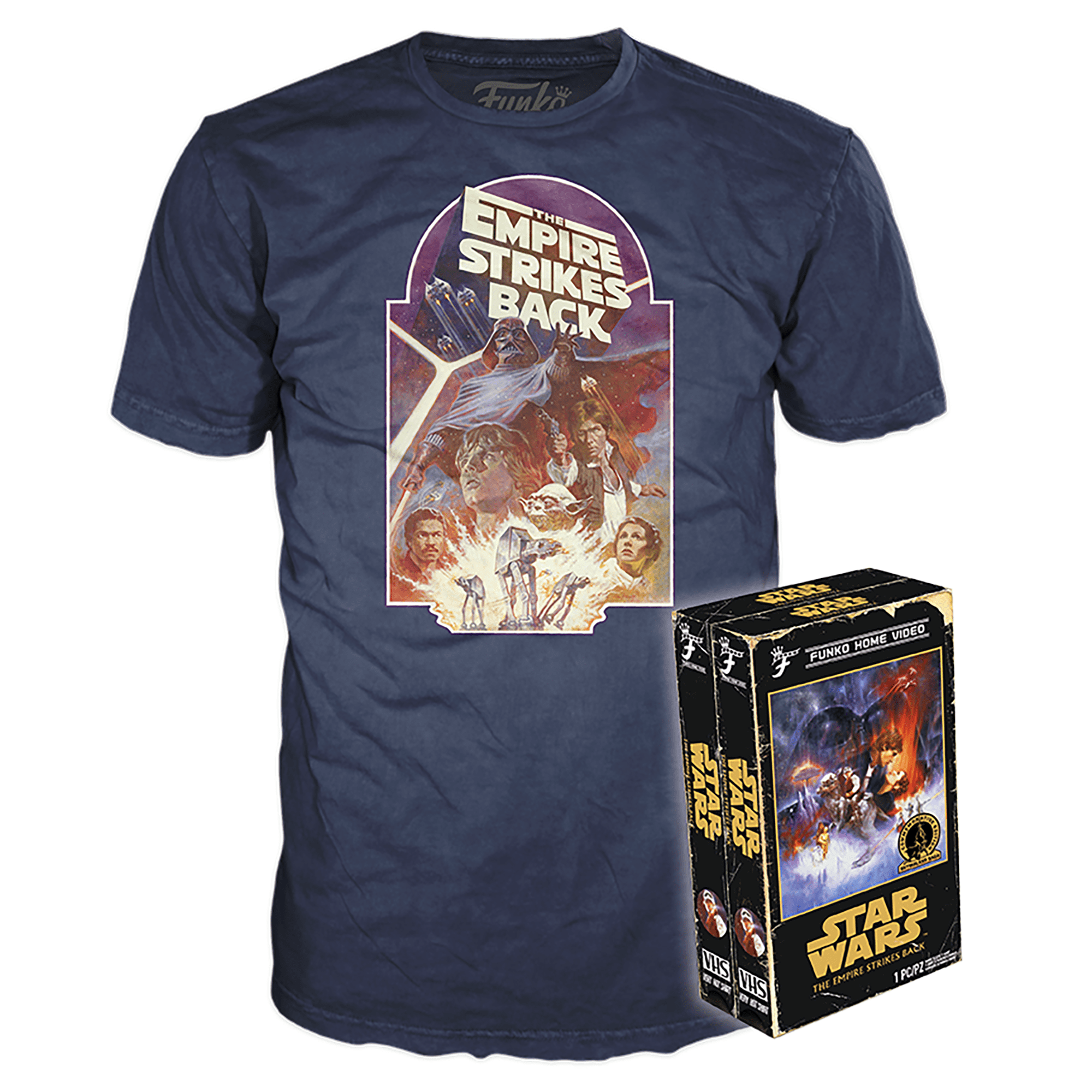 Funko Boxed Tee: Star Wars - The Empire Strikes Back - Walmart ...