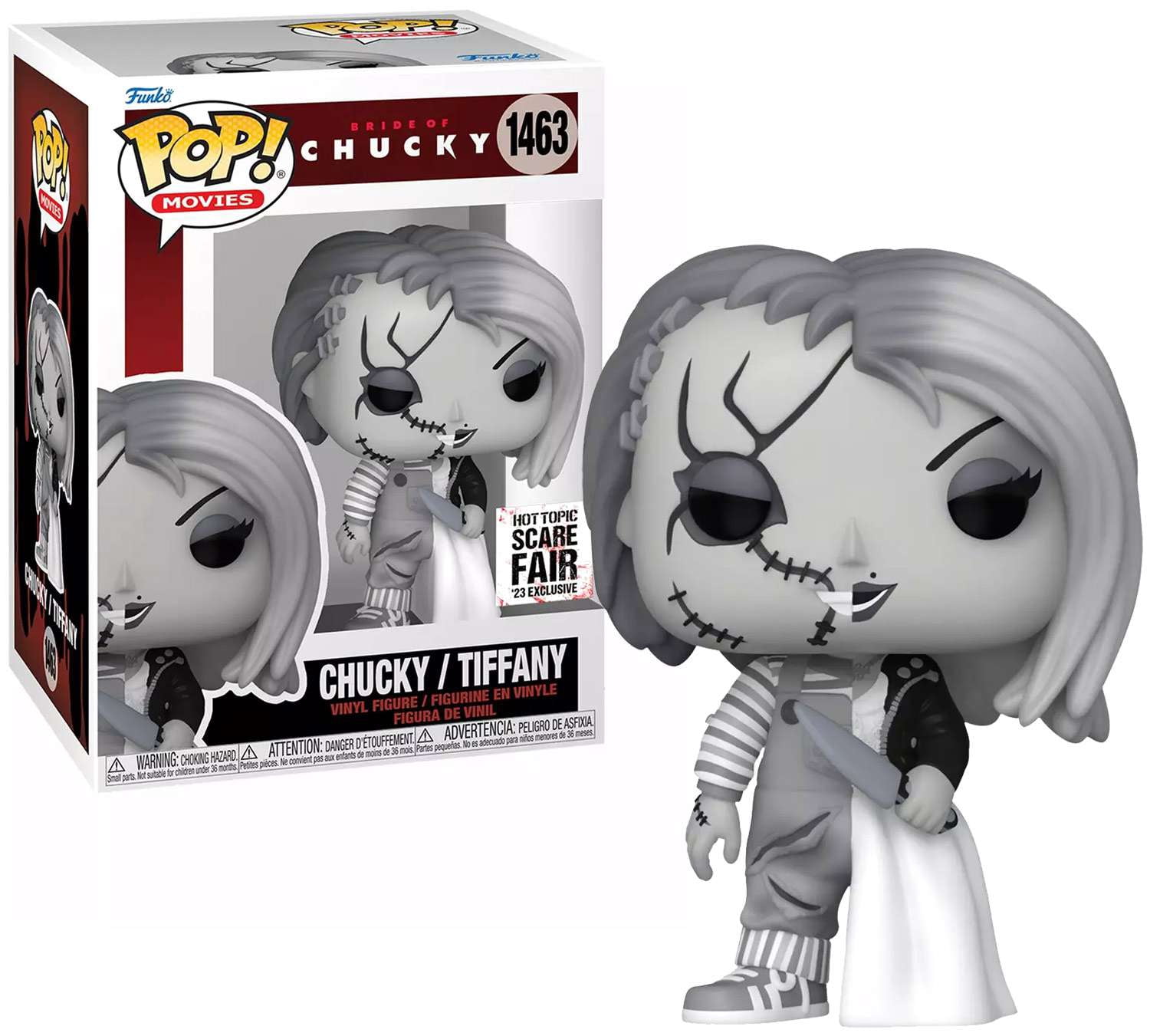 Funko Bride of Chucky POP! Movies Chucky / Tiffany Vinyl Figure ...