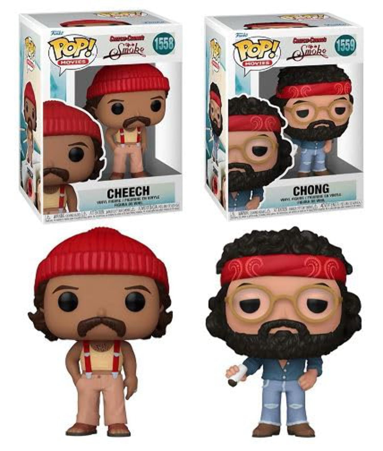 Funko Cheech Chong (Cheech Chong's Up in Smoke) Pop! Set - Walmart.com