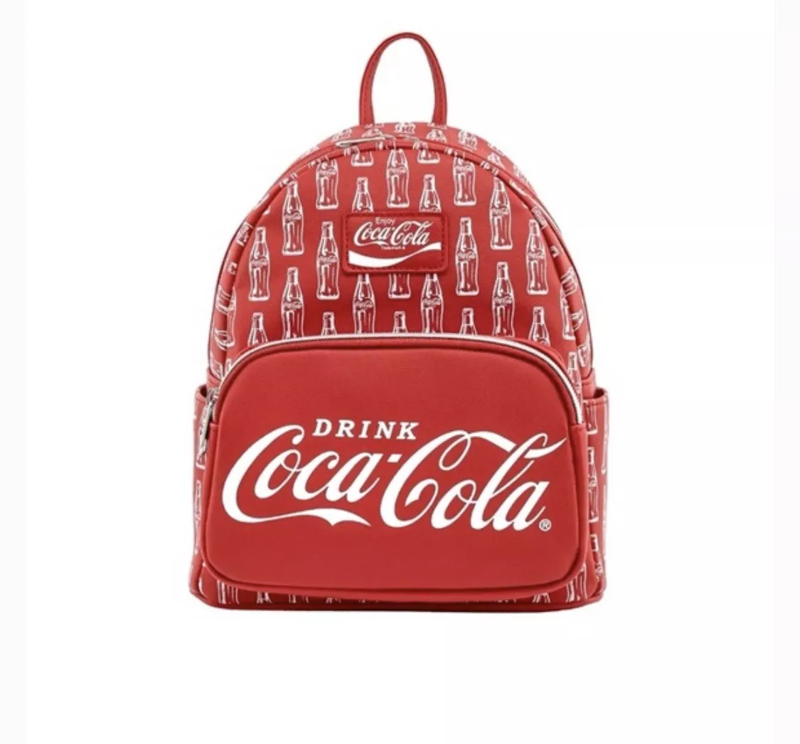 Funko Coca-Cola Red White Mini Backpack With All Over Bottle Coca-Cola ...