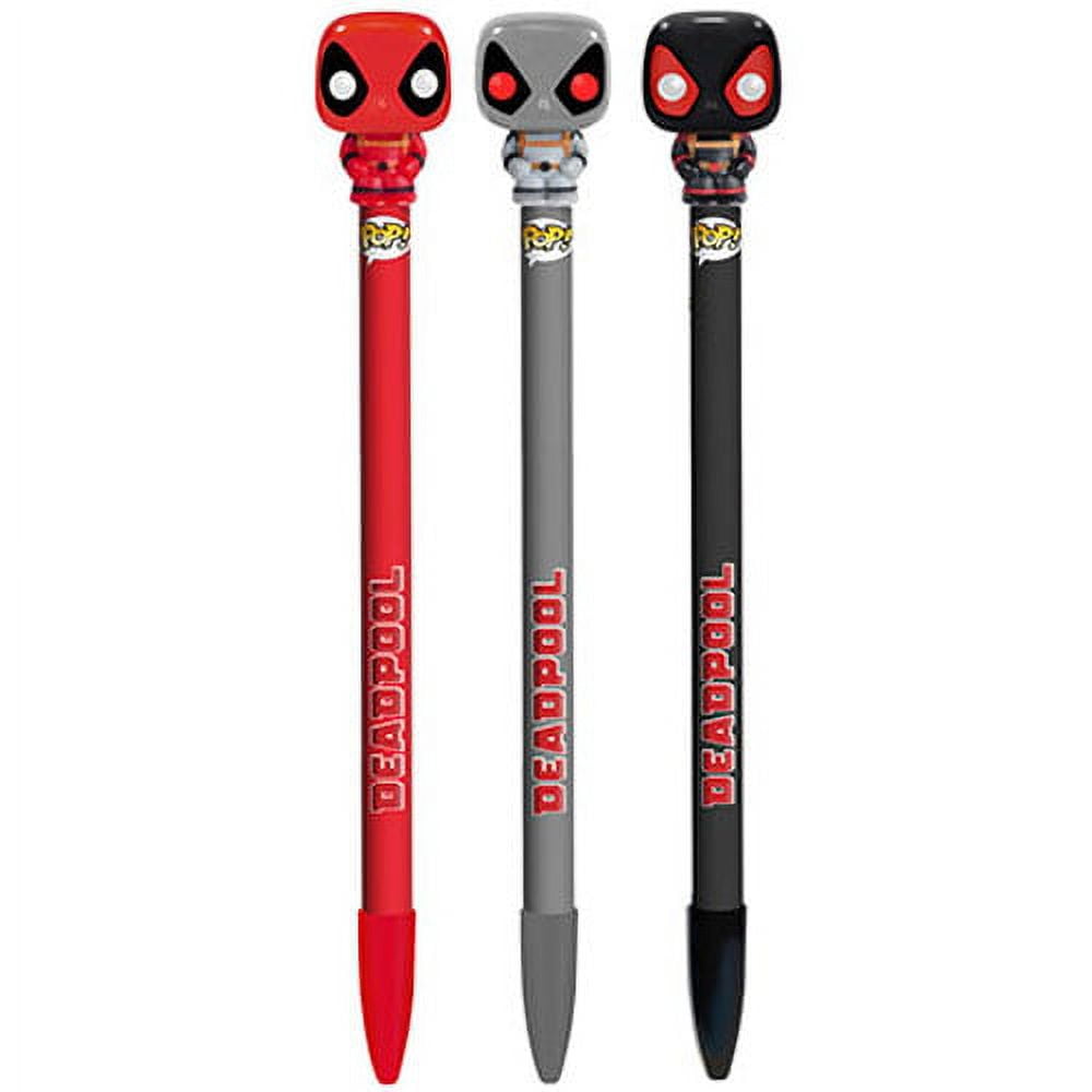 Funko Collectible Pens with Topper - Deadpool - SET OF 3 - Walmart.com