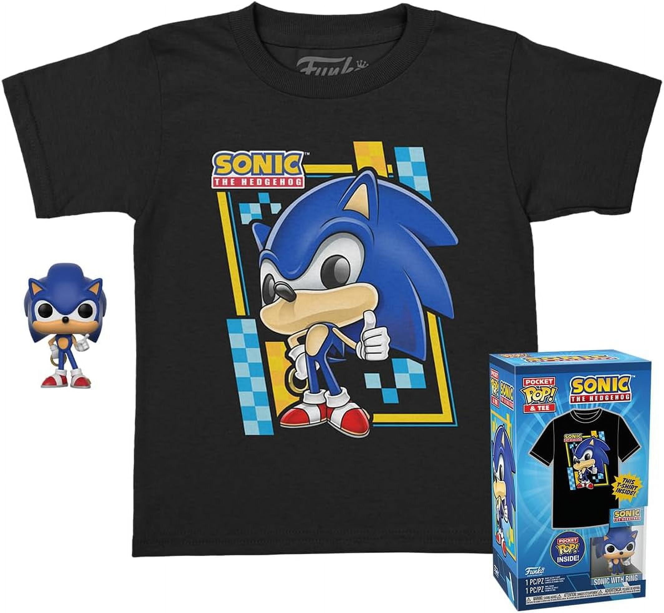 Funko Crew Neck Sonic the Hedgehog Figure and T-Shirt (Men & Women ...