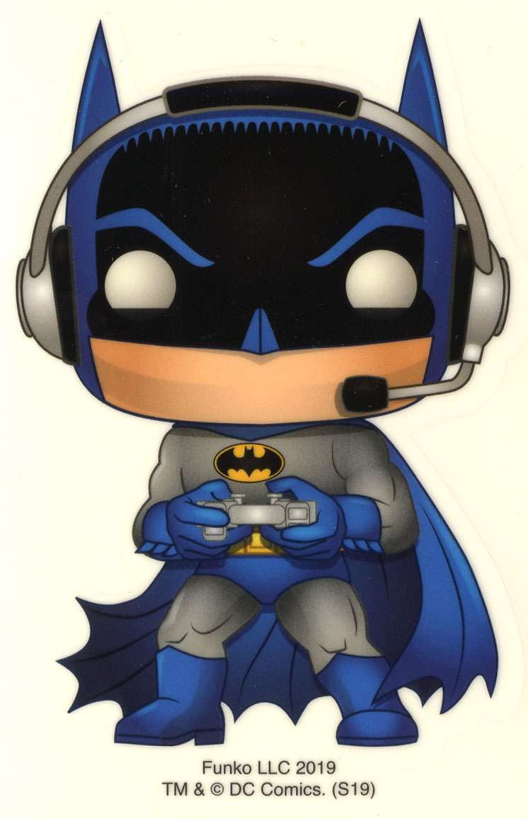 Funko DC Batman 80th Batman Sticker (Gamer, Glow-in-the-Dark) - Walmart.com
