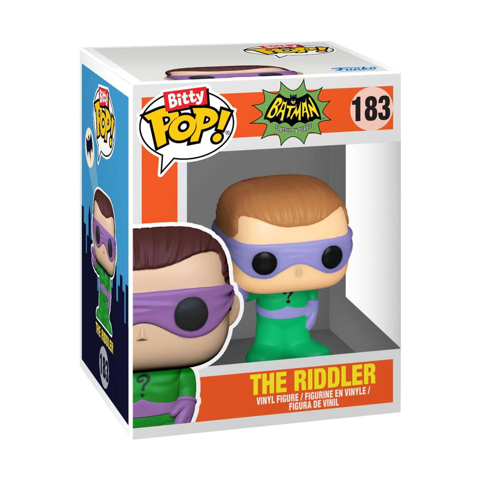 Funko DC Bitty POP! Riddler Micro Figure (Batman 1966) (No Packaging ...