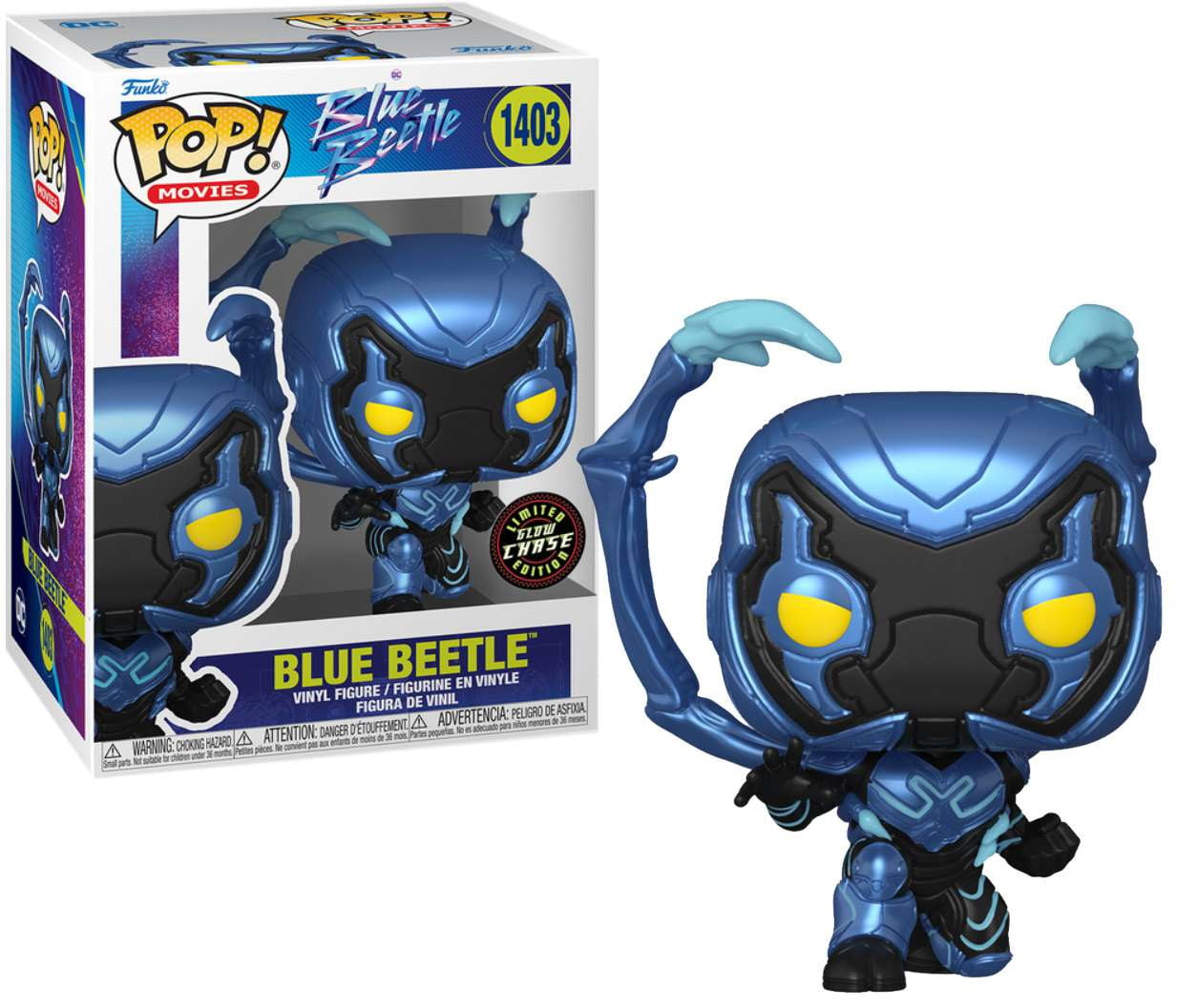 Funko DC POP! Movies Blue Beetle Vinyl Figure (Chase) - Walmart.com