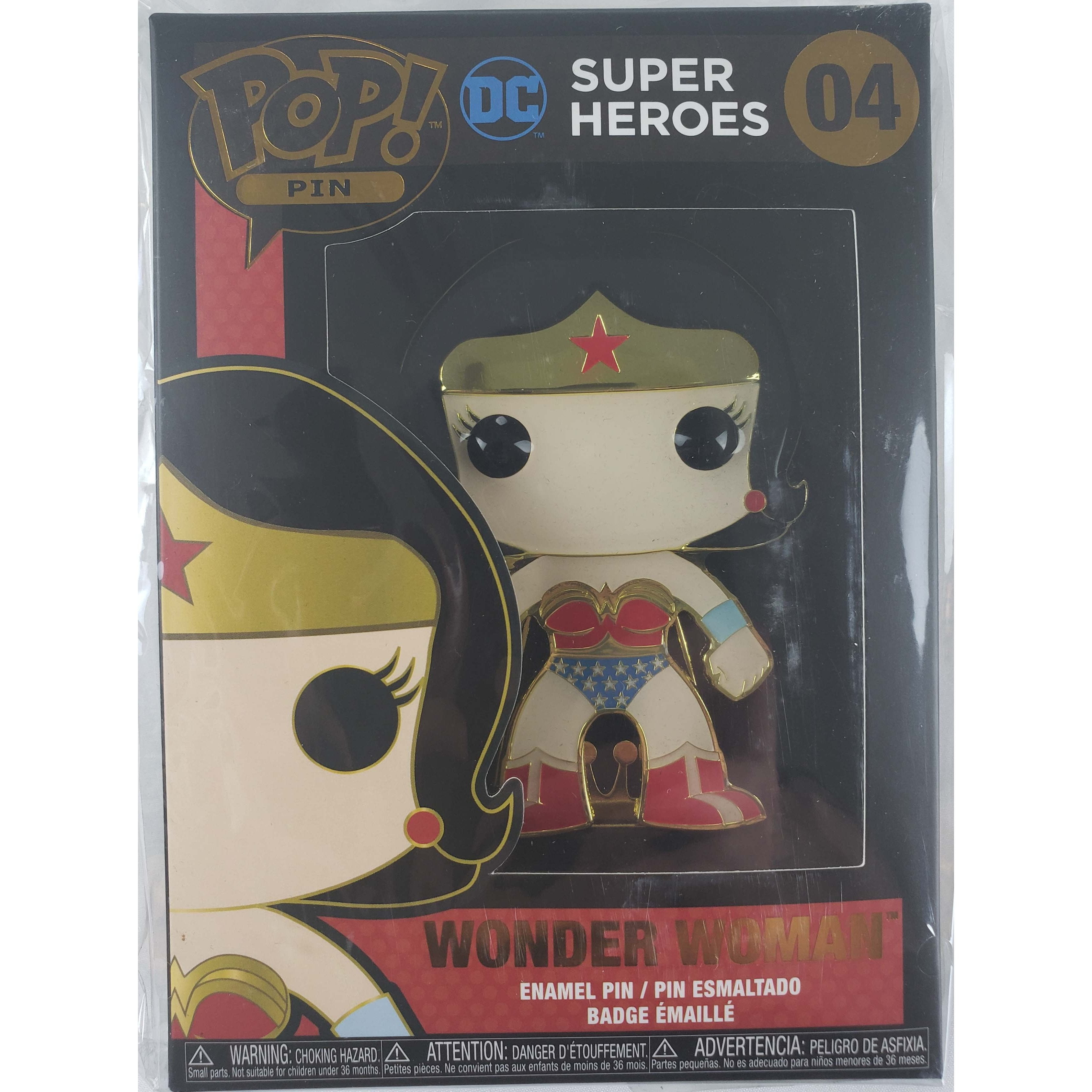 Funko DC POP! Pins Wonder Woman Large Enamel Pin - Walmart.com