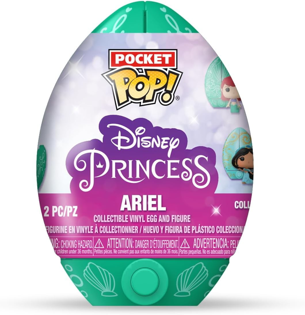 Funko Disney Egg Pocket POP! Ariel Vinyl Mini Figure in Egg (Easter ...