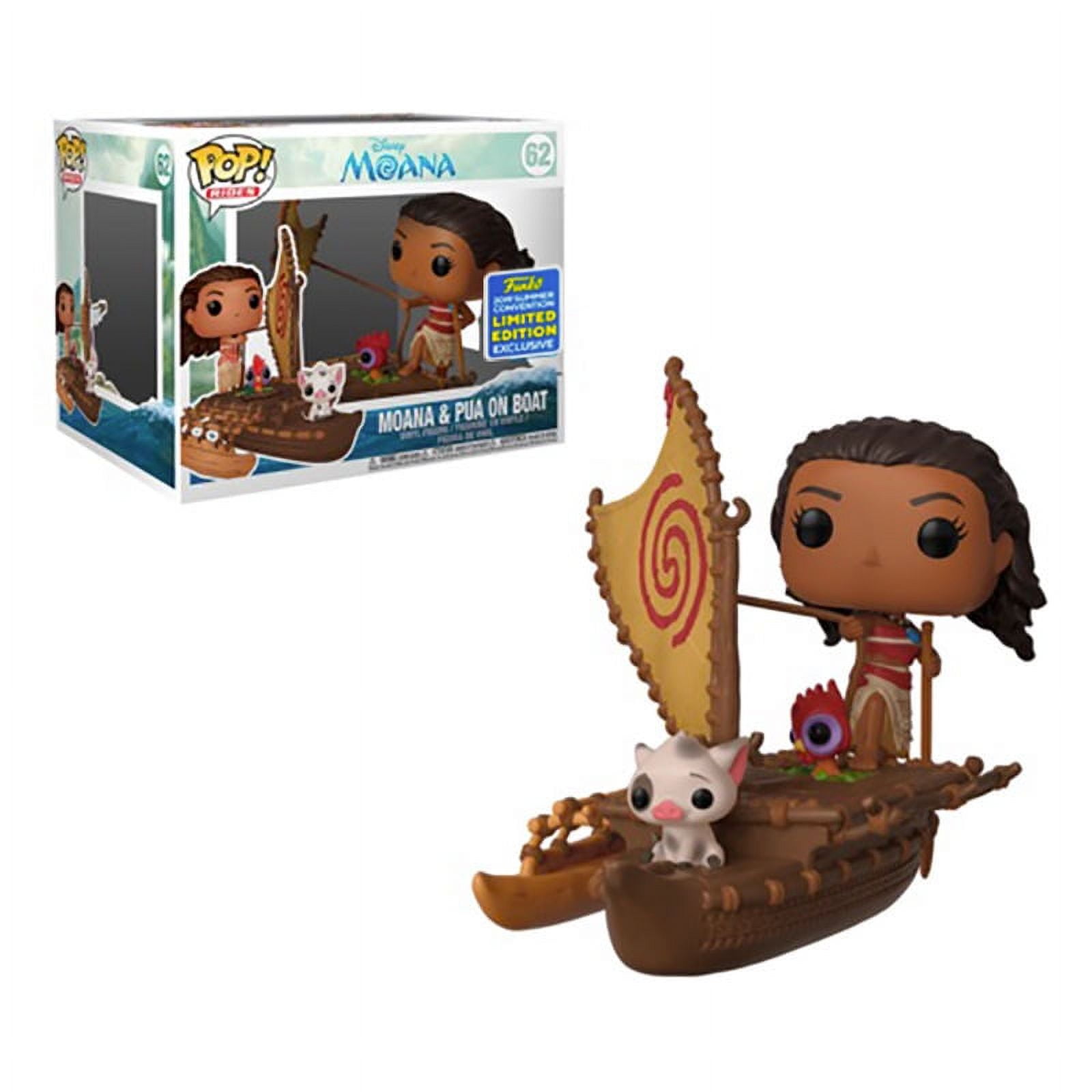 Funko POP! Disney Rides Moana SDCC 2019 Exclusive Moana & Pua On Boat ...