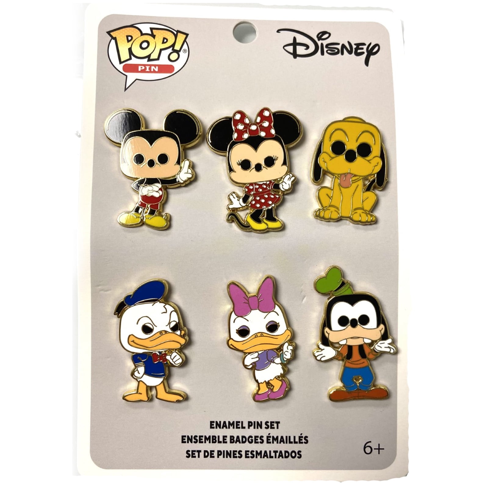 Funko Disney POP 6 Pack Pin Set - Walmart.com