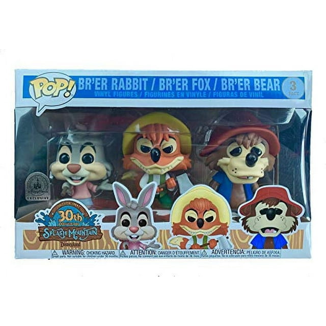 Funko Pop! Disneyland: Splash Mountain 30th Anniversary Exclusive 3-Pack Vinyl Figures - Br'er ...