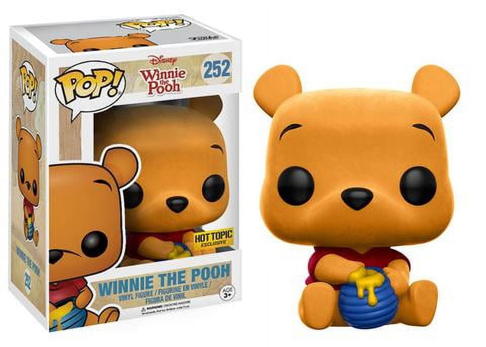 Funko Disney Winnie The Pooh Pop! Winnie The Pooh #252 (Flocked) Vinyl ...