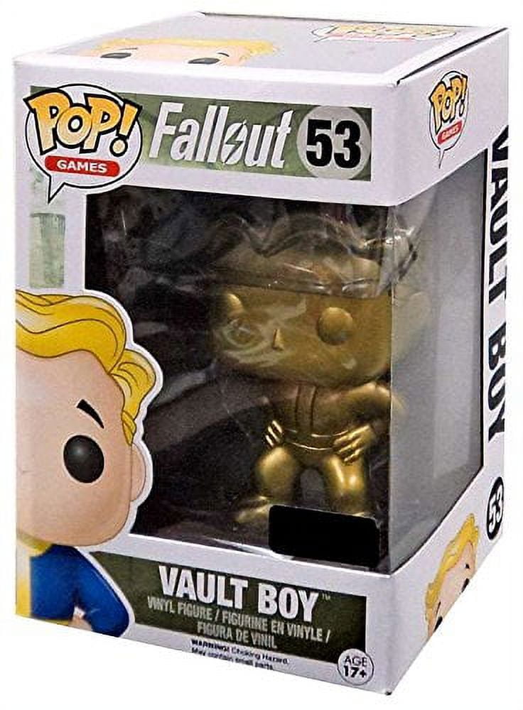 Exclusive GameStop 'Vault Boy' (Gold) Funko Pop! Games Vinyl Toy #53 ...