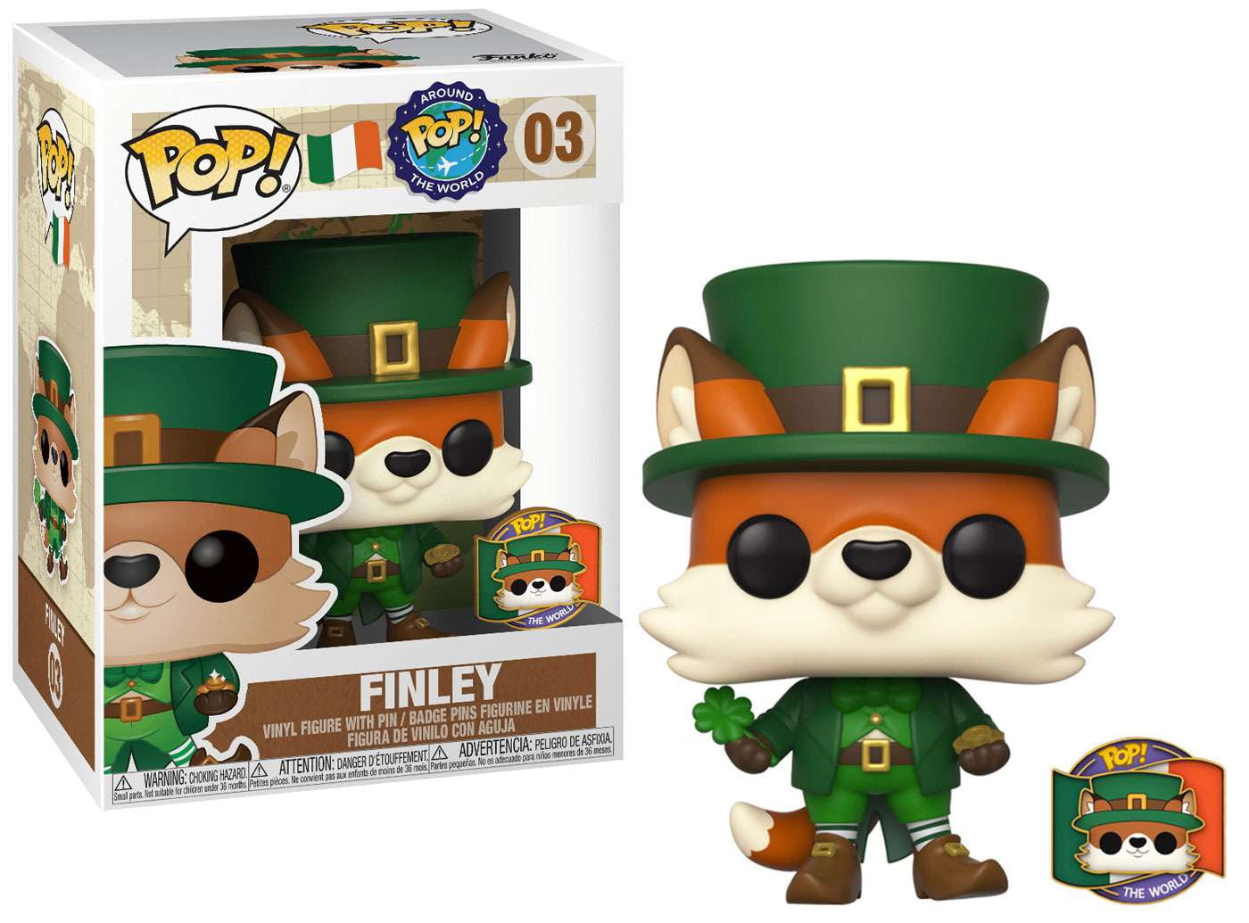 Funko Funko POP! Around the World Finley Vinyl Figure (Ireland ...