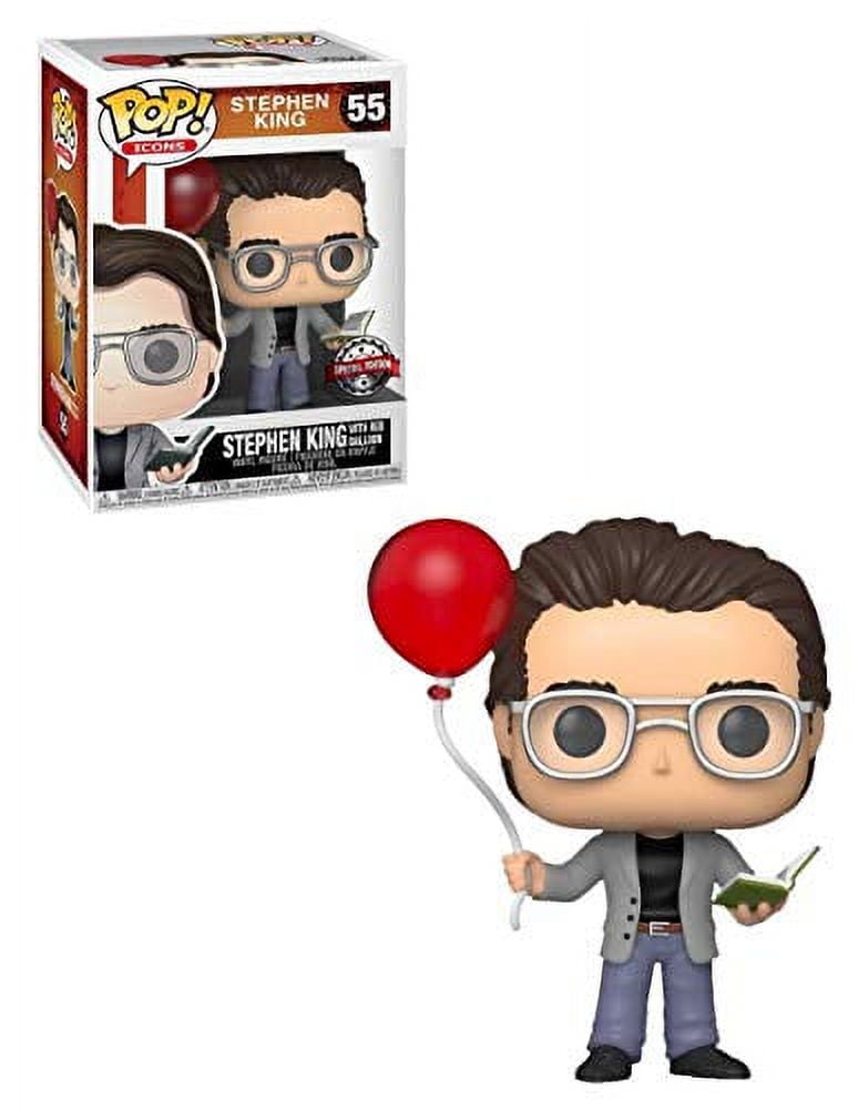Funko Funko POP! Icons Stephen King Vinyl Figure (with Red Balloon ...