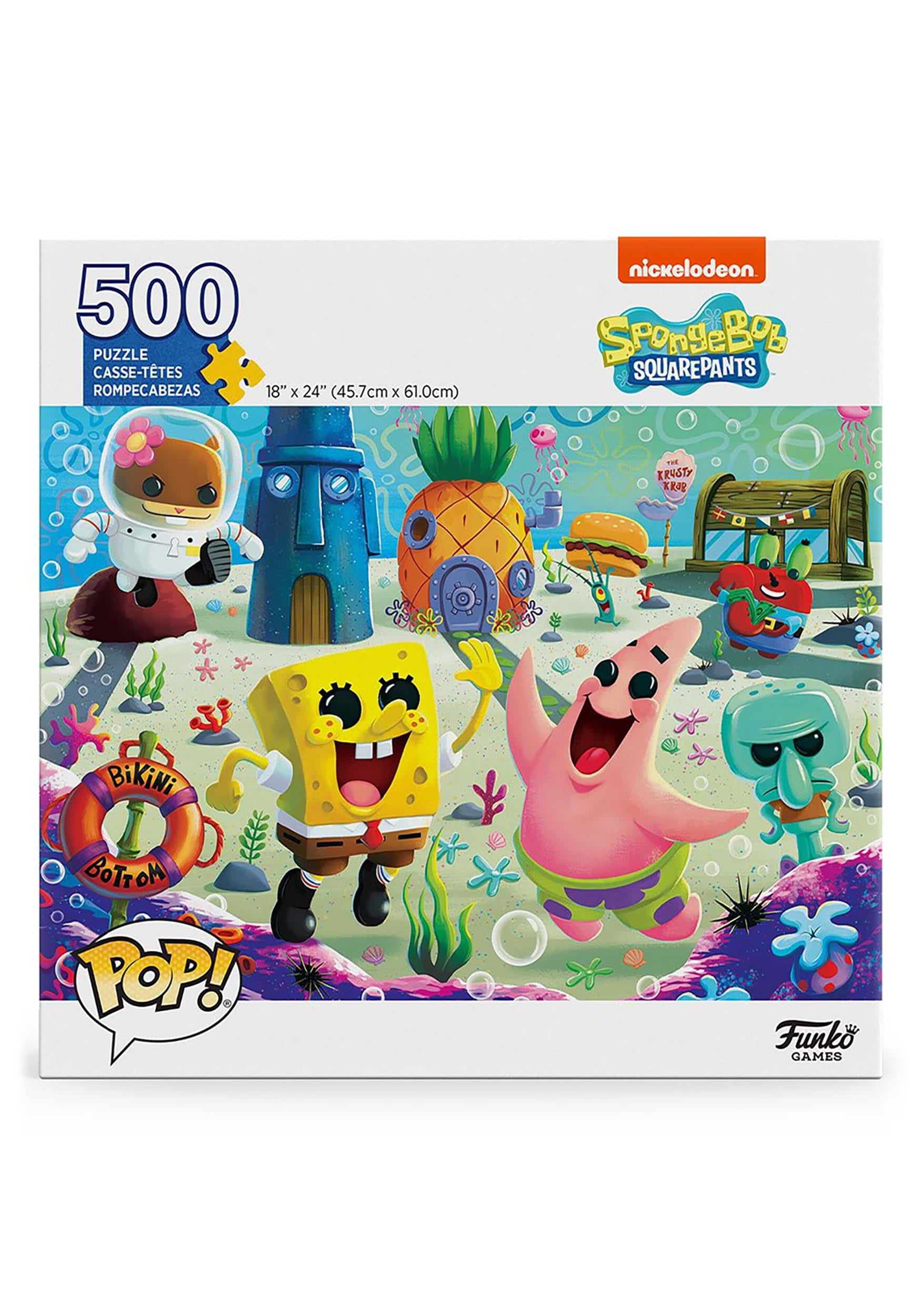 Funko Games - Spongebob Squarepants Jigsaw Puzzle for Kids and Adults ...