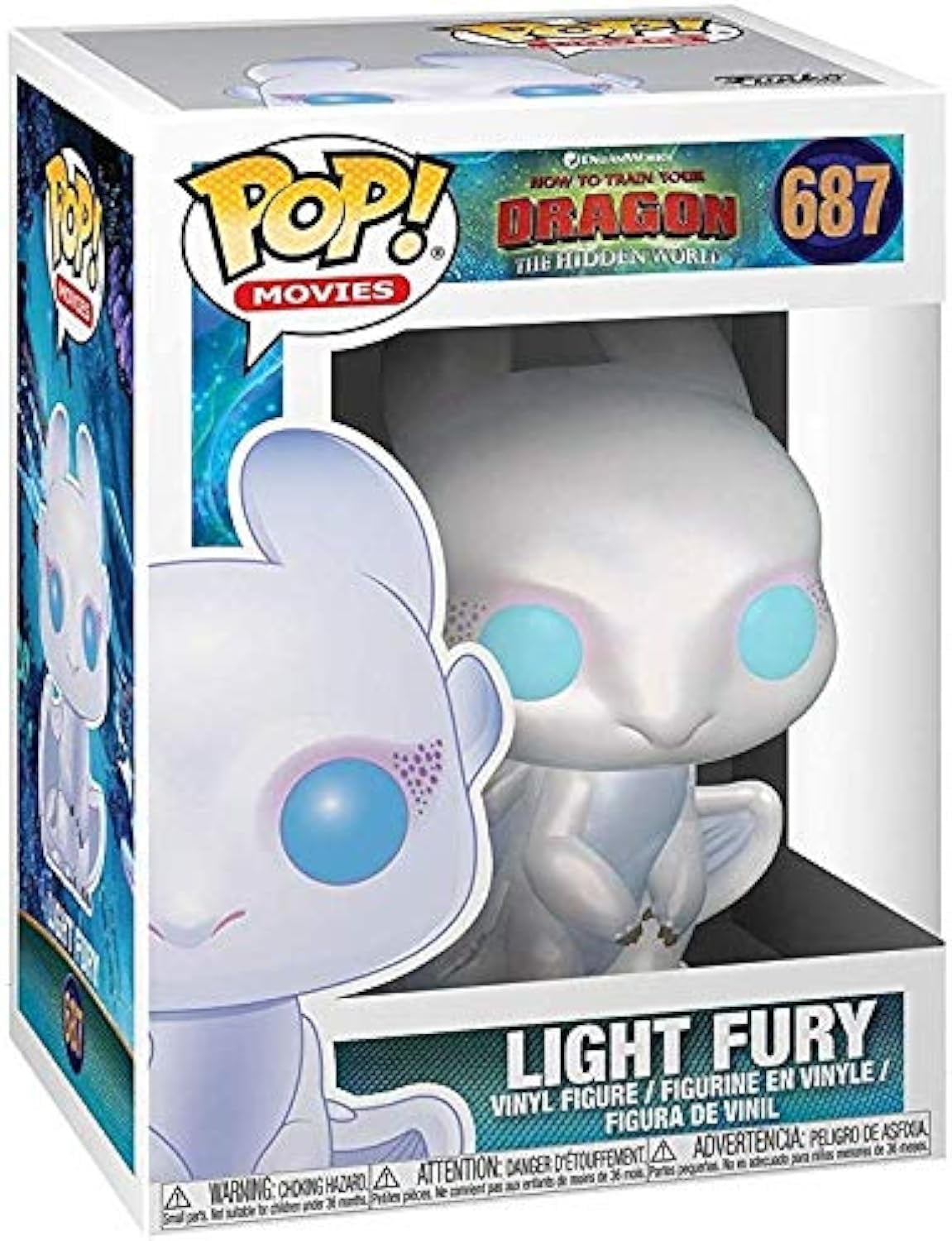 Funko How to Train Your Dragon 3: The Hidden World - Light Fury Pop ...