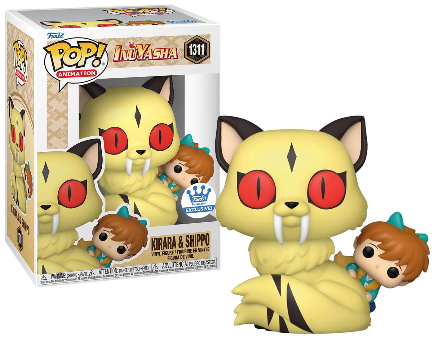 Funko Inuyasha POP! Animation Kirara & Shippo Exclusive #1311 Vinyl ...
