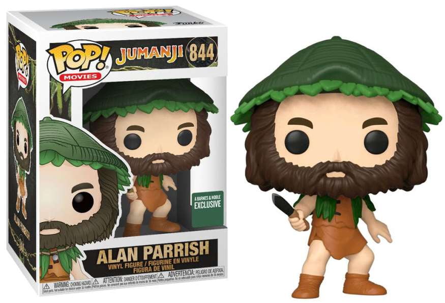 Funko Jumanji POP! Movies Alan Parrish Vinyl Figure (with Knife ...