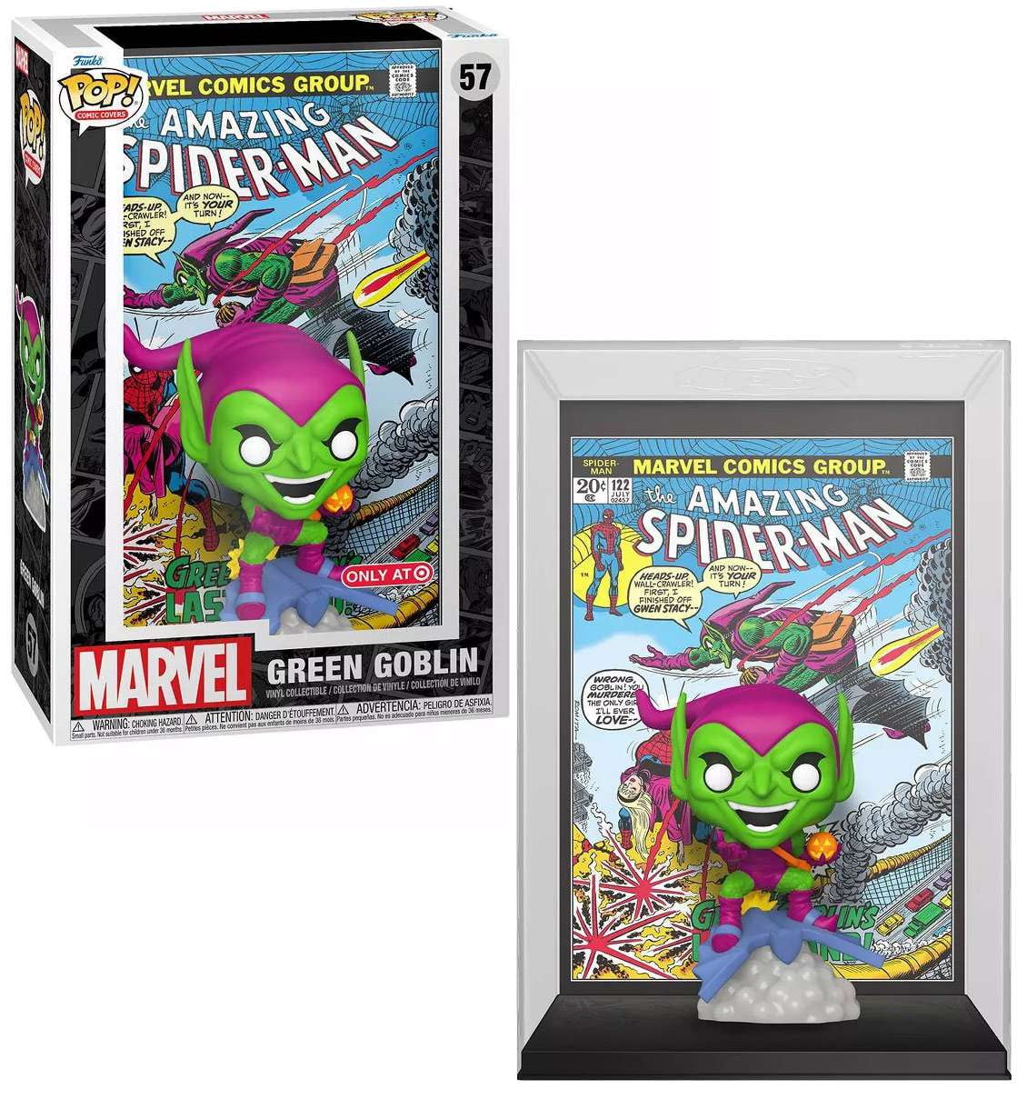 Funko POP Comic Covers Spider-Man Green Goblin 57 Vinyl Figure ...