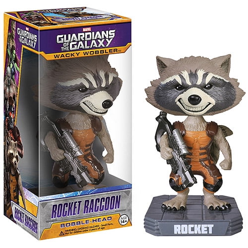Funko Marvel Rocket Raccoon Wacky Wobbler Bobble Head - Walmart.com