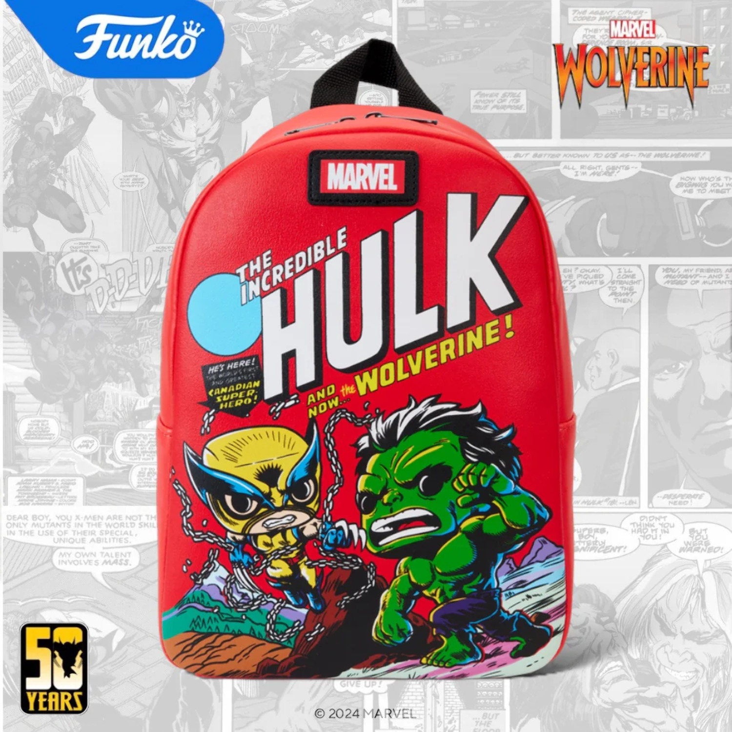 Marvel Wolverine 50th Anniversary Mini Backpack - Walmart.com