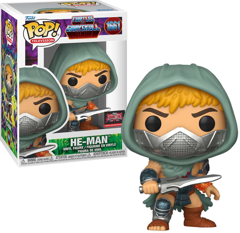 Funko Masters of the Universe POP! Television He-Man Vinyl Figure ...
