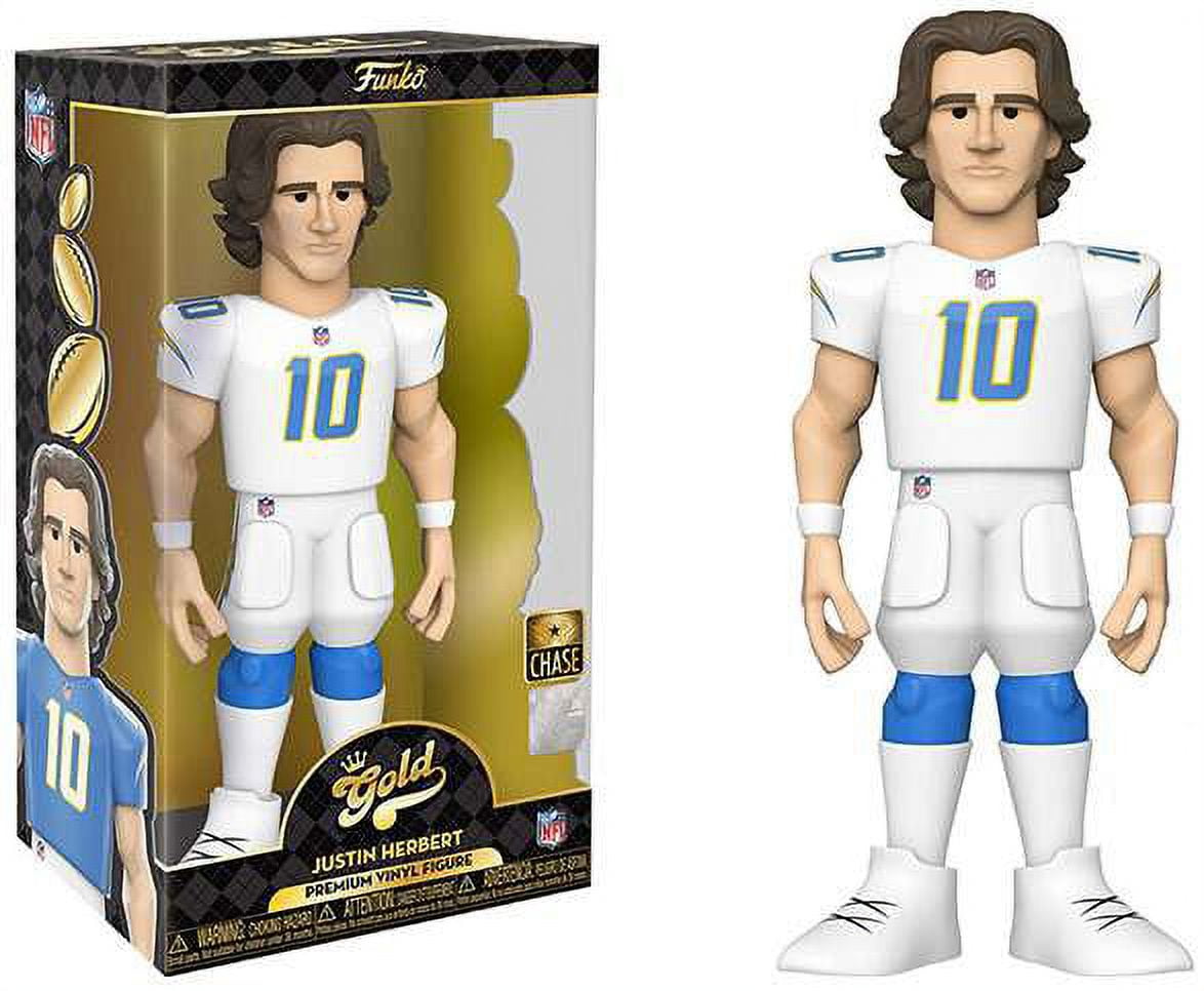 Funko NFL GOLD Justin Herbert Deluxe Vinyl Figure (Chase Version ...