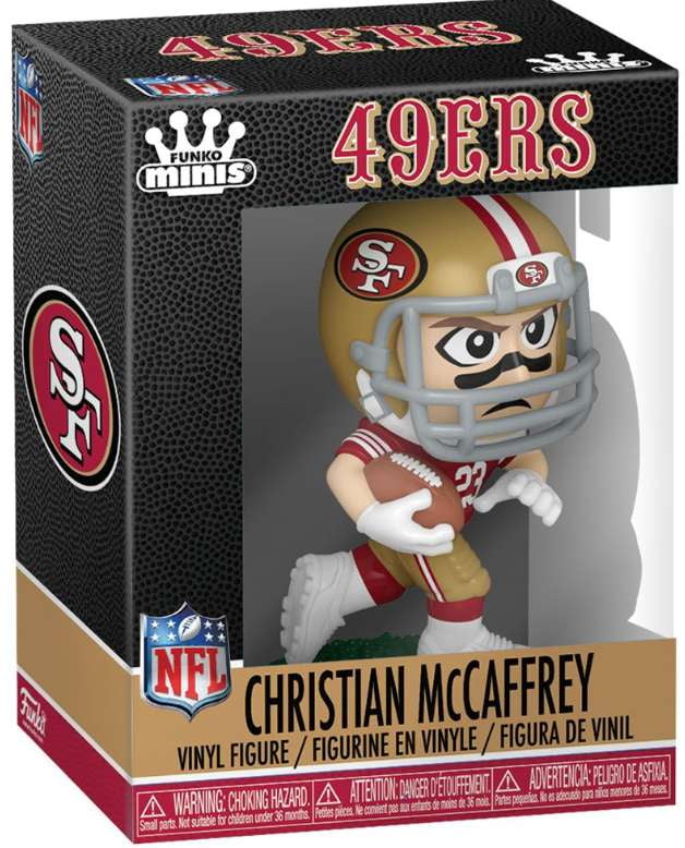 Funko NFL Minis Christian McCaffrey Mini Vinyl Figure - Walmart.com