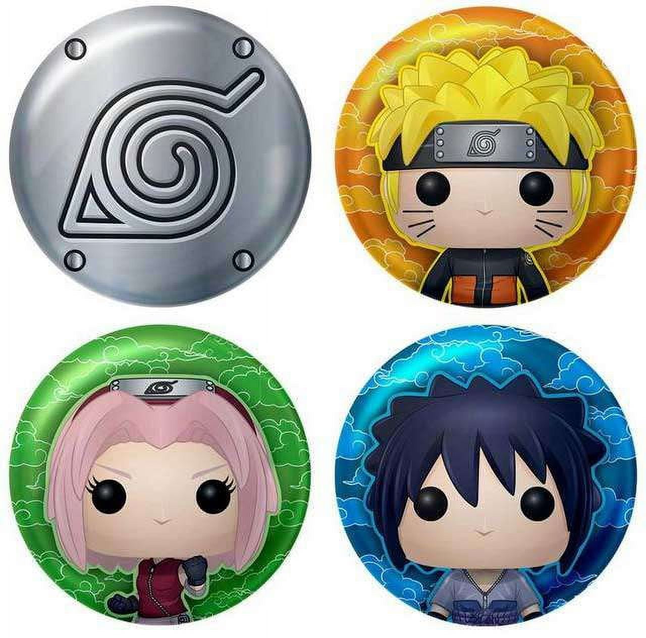 Funko Naruto Button 4-Pack - Walmart.com