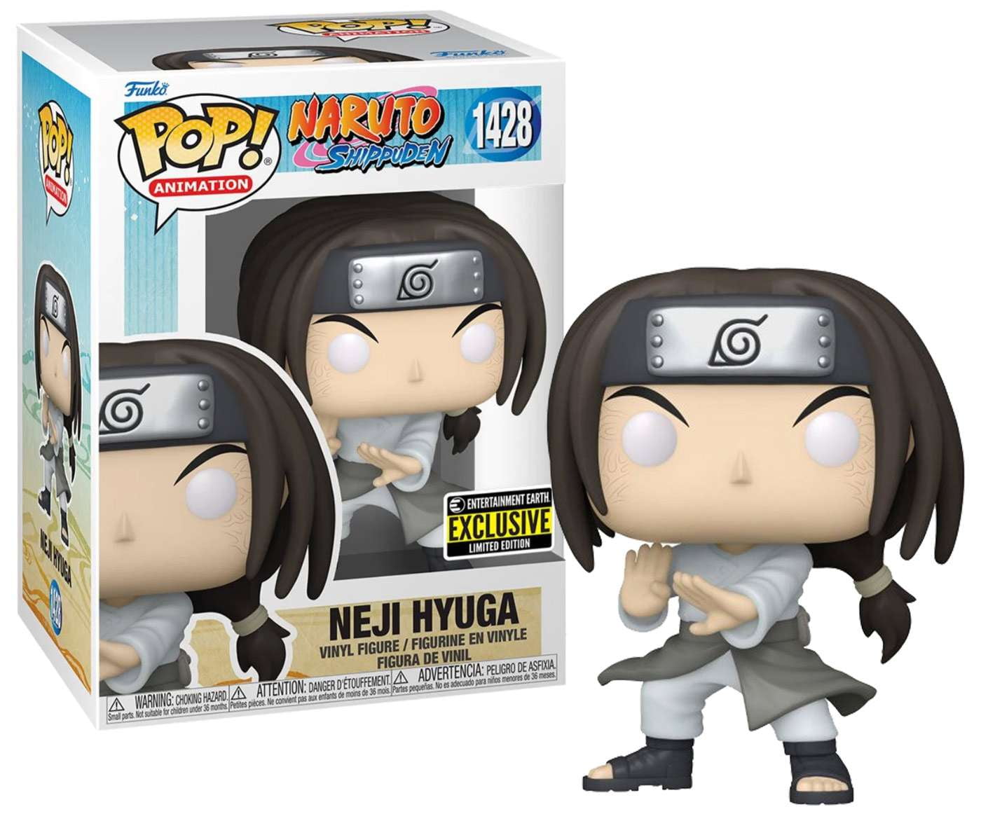 Funko Naruto Pop! Animation Neji Hyuga Vinyl Figure - Walmart.com