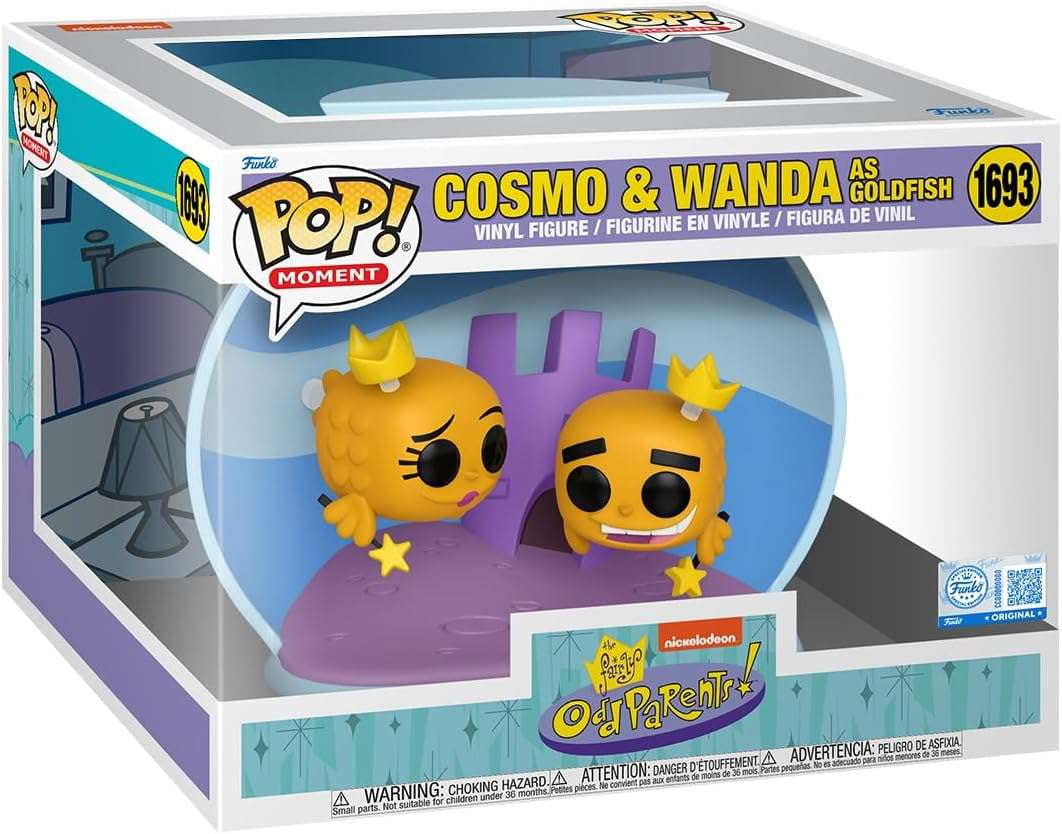 Funko Nickelodeon POP! Animation Cosmo & Wanda (as Goldfish) Vinyl ...