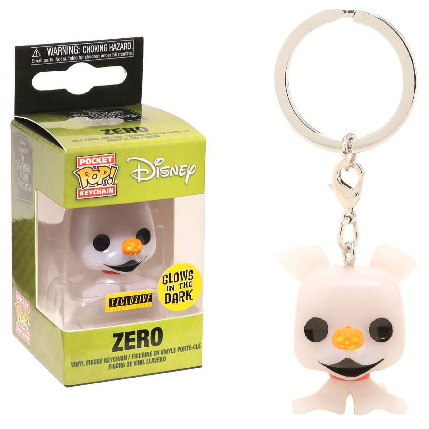 Funko Pocket POP Keychain Disney TNBC Zero Glow in the Dark Vinyl ...