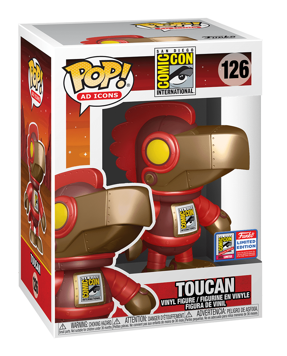 Funko POP! Ad Icons SDCC Toucan #126 [Red, Metallic Robot] Exclusive - Walmart.com