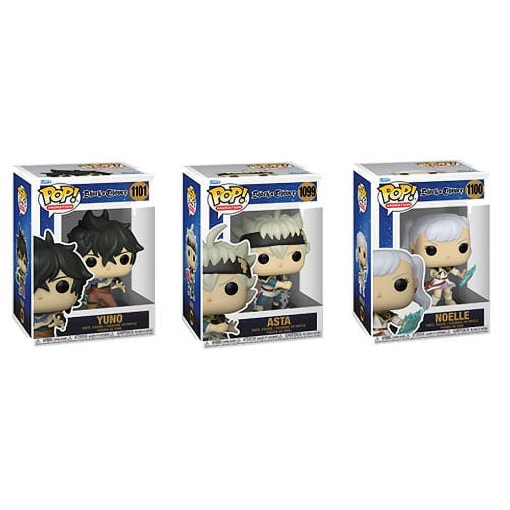 Funko POP! Anime Black Clover Vinyl Figures - Set of 3 (Asta, Noelle ...